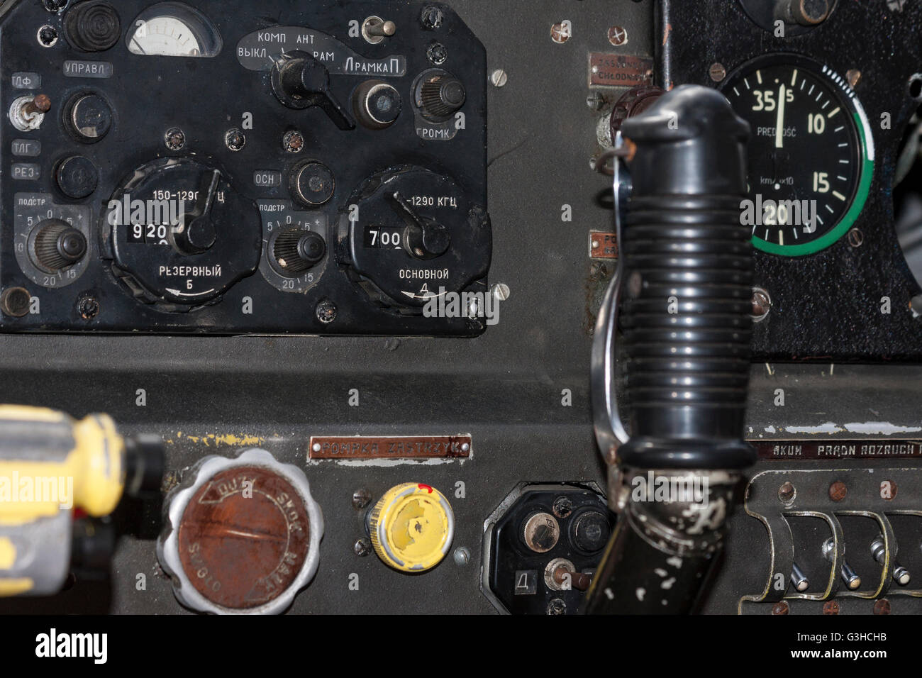 Joystick pour avion Banque de photographies et d’images à haute ...