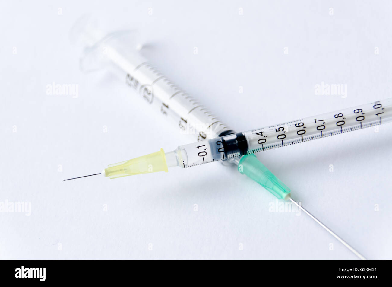 Heparin syringe Banque de photographies et d’images à haute résolution ...