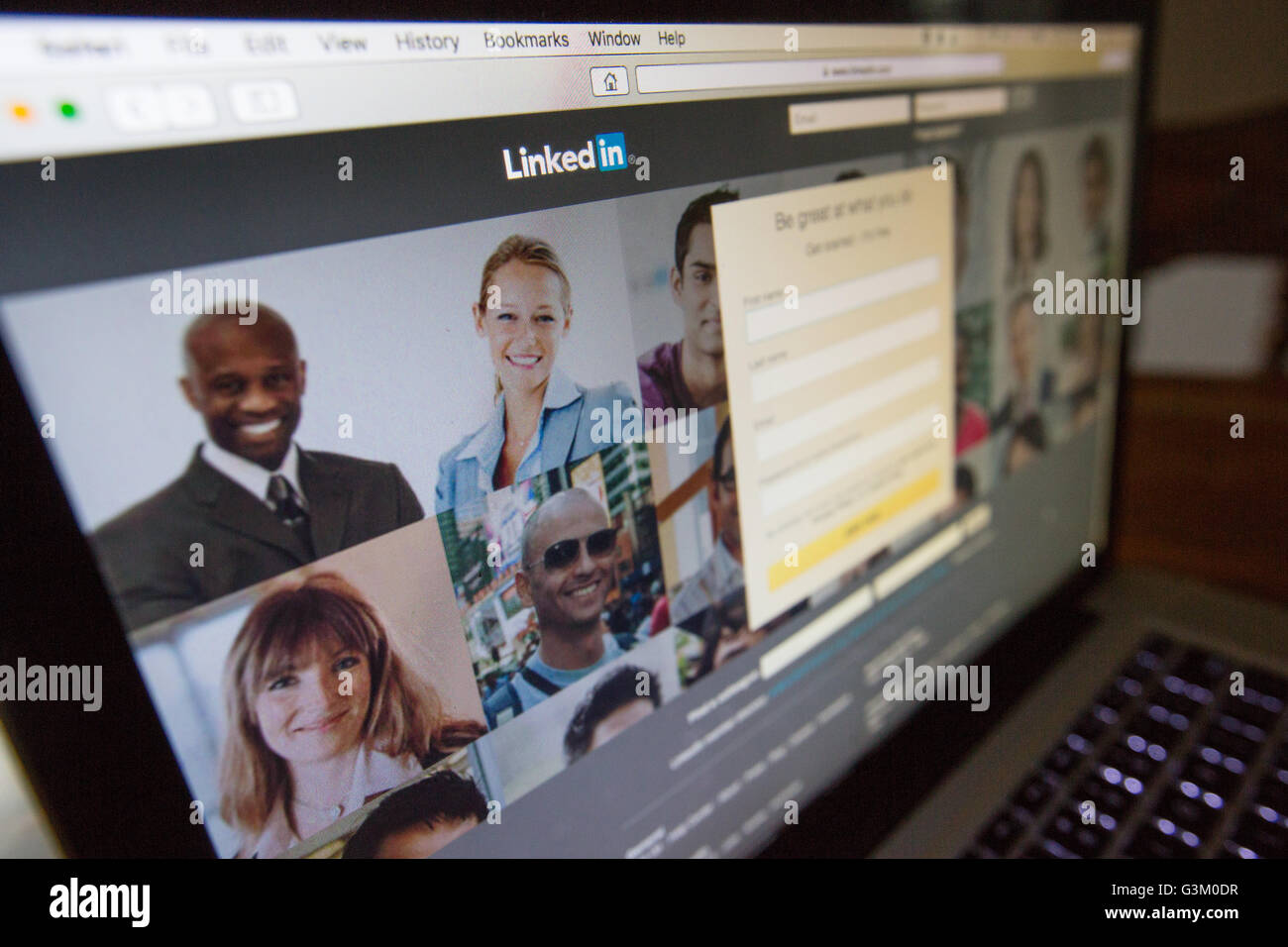 Profil linkedin Banque de photographies et d’images à haute résolution ...