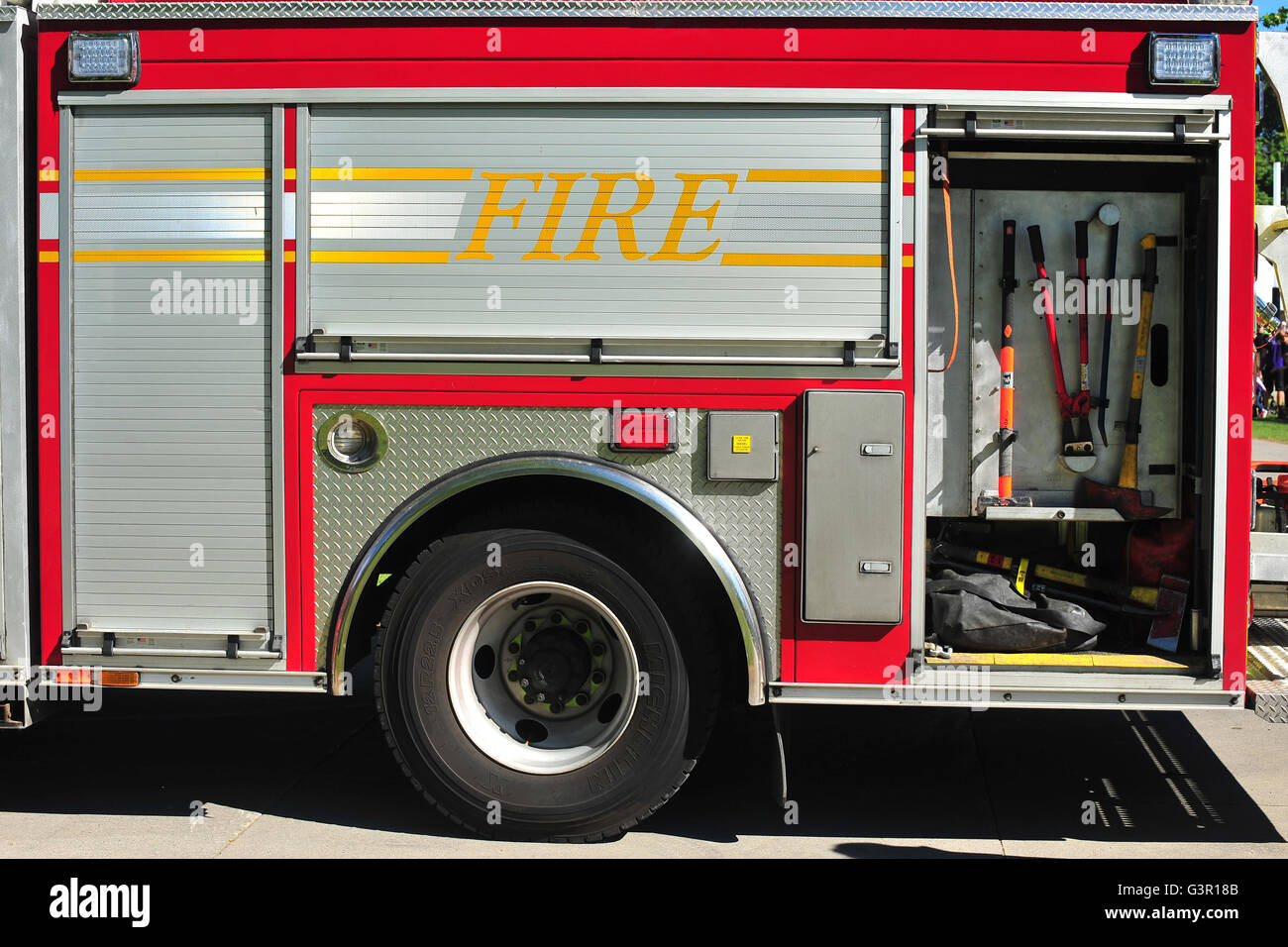 Camion De Pompiers Canadien Banque d'image et photos - Alamy