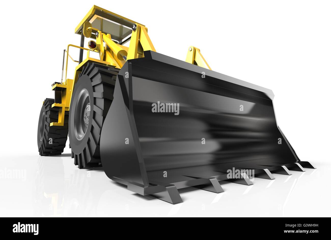 Excavatrice de bulldozer Banque d'images détourées - Alamy