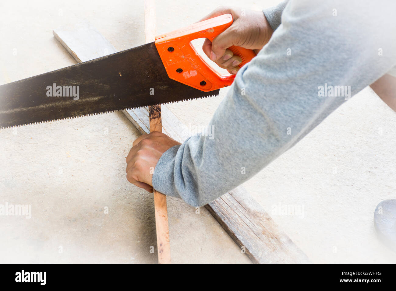Outil de sciage de bois Banque de photographies et d’images à haute ...