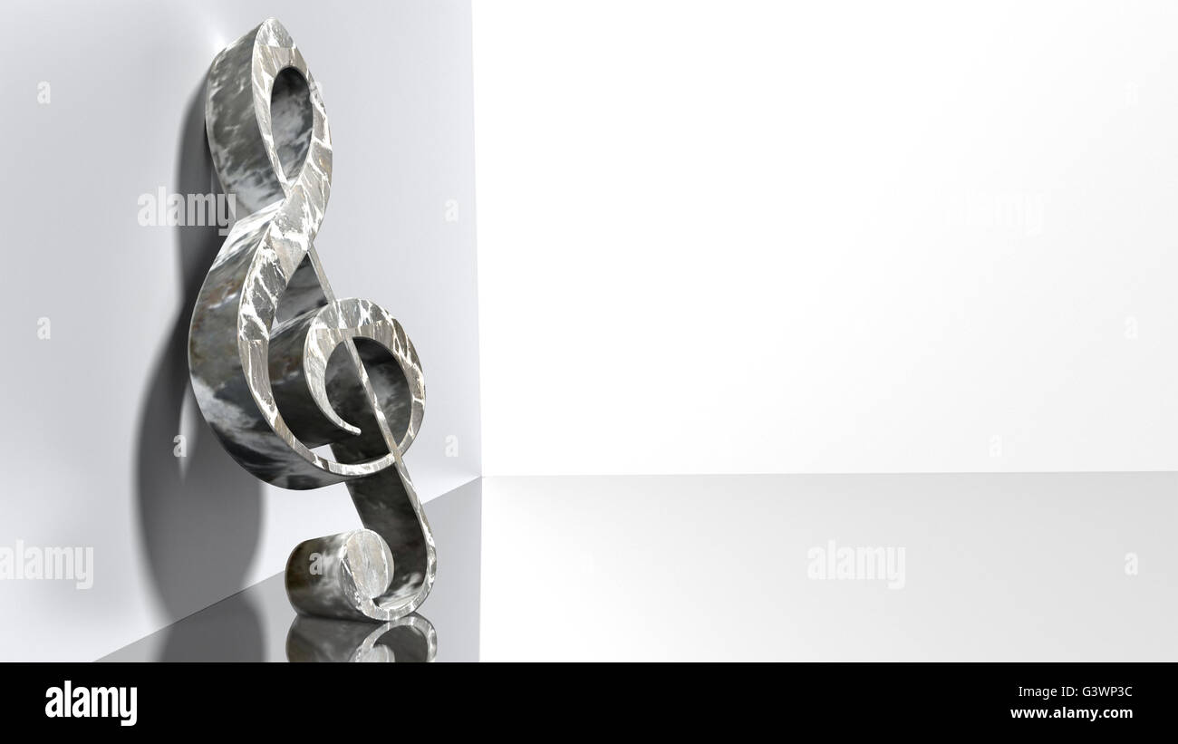 Treble clef sign Banque de photographies et d’images à haute résolution ...