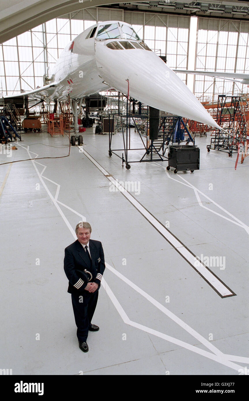 CONCORDE. British Airways pilote Concorde senior et directeur des ...