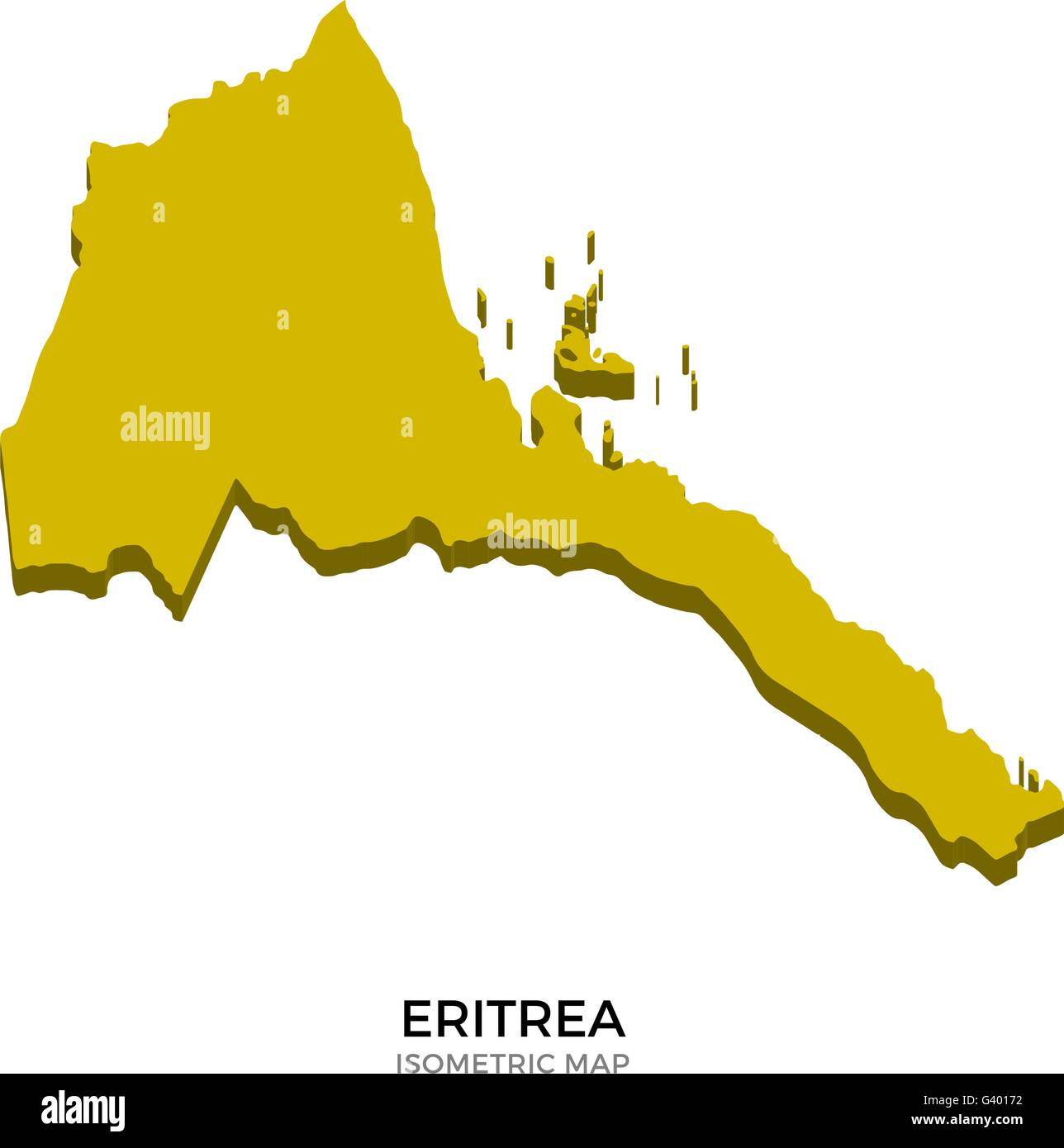 Carte politique afrique erythree Banque de photographies et d’images à ...