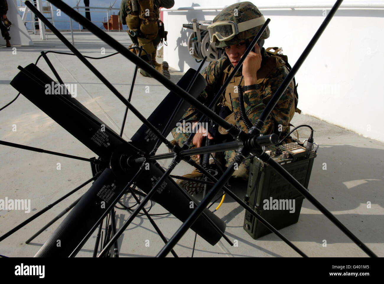 Communications radio militaires Banque de photographies et d’images à ...