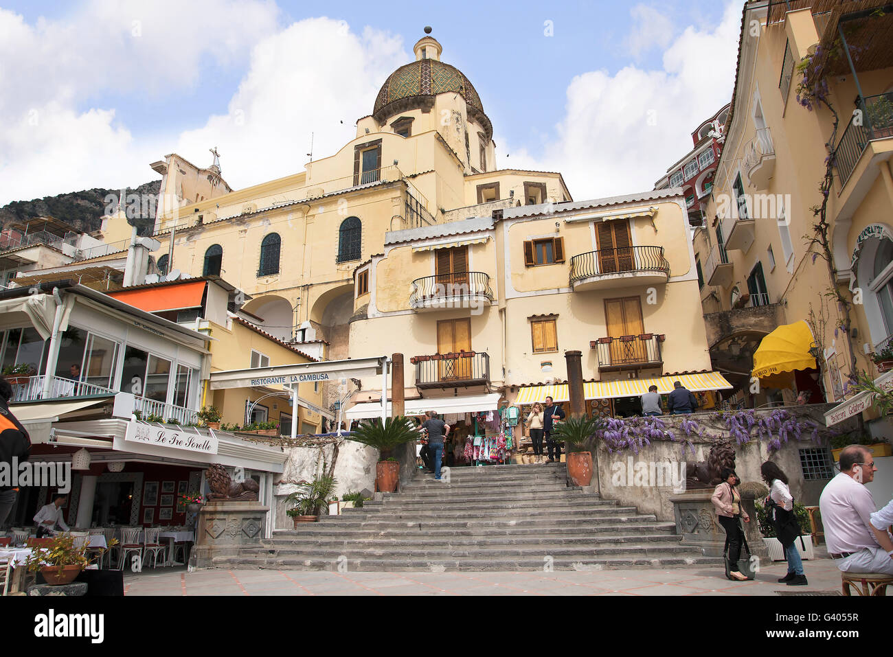 La structure de la ville de Positano est très original ; ses bâtiments ...