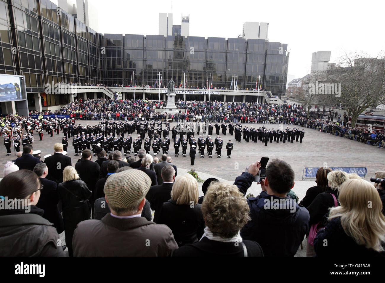 Ark royal farewell parade Banque de photographies et d’images à haute ...
