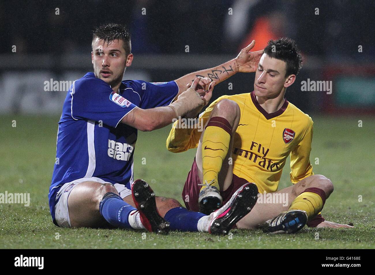 Football - coupe de Carling - demi finale - première étape - Ipswich ...