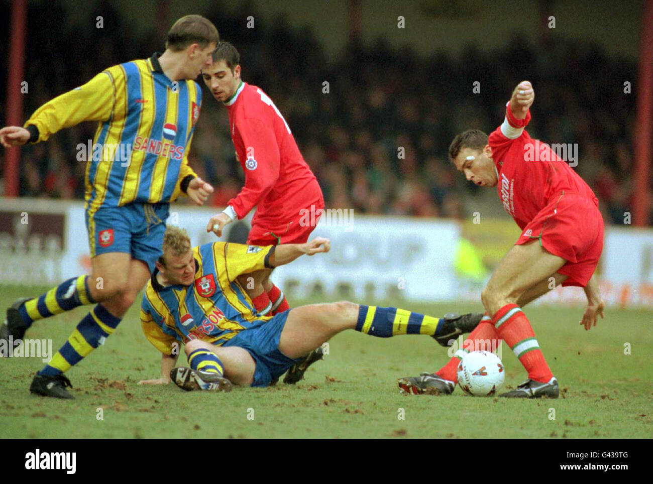 Sport football action hum biz kevin horlock Banque de photographies et ...