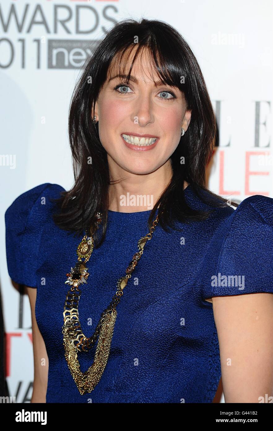 Samantha cameron elle style awards grand connaught rooms Banque de ...