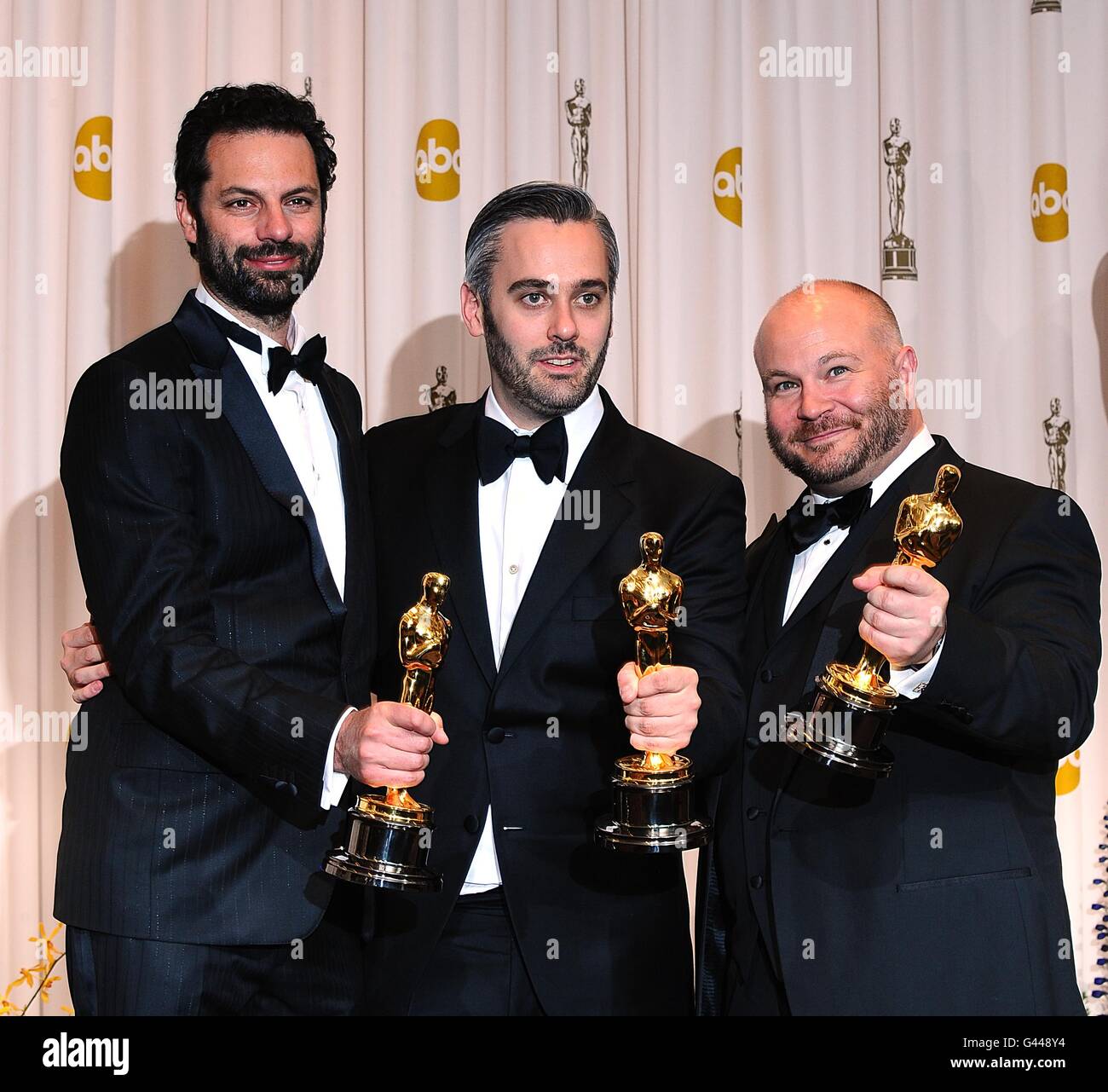 Iain canning et gareth unwin avec le prix de la meilleure image Banque ...
