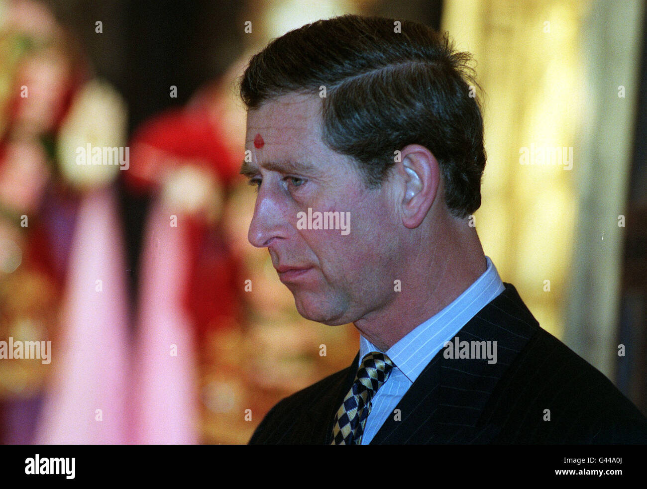 Visite du temple hindou du prince de galles Banque de photographies et ...