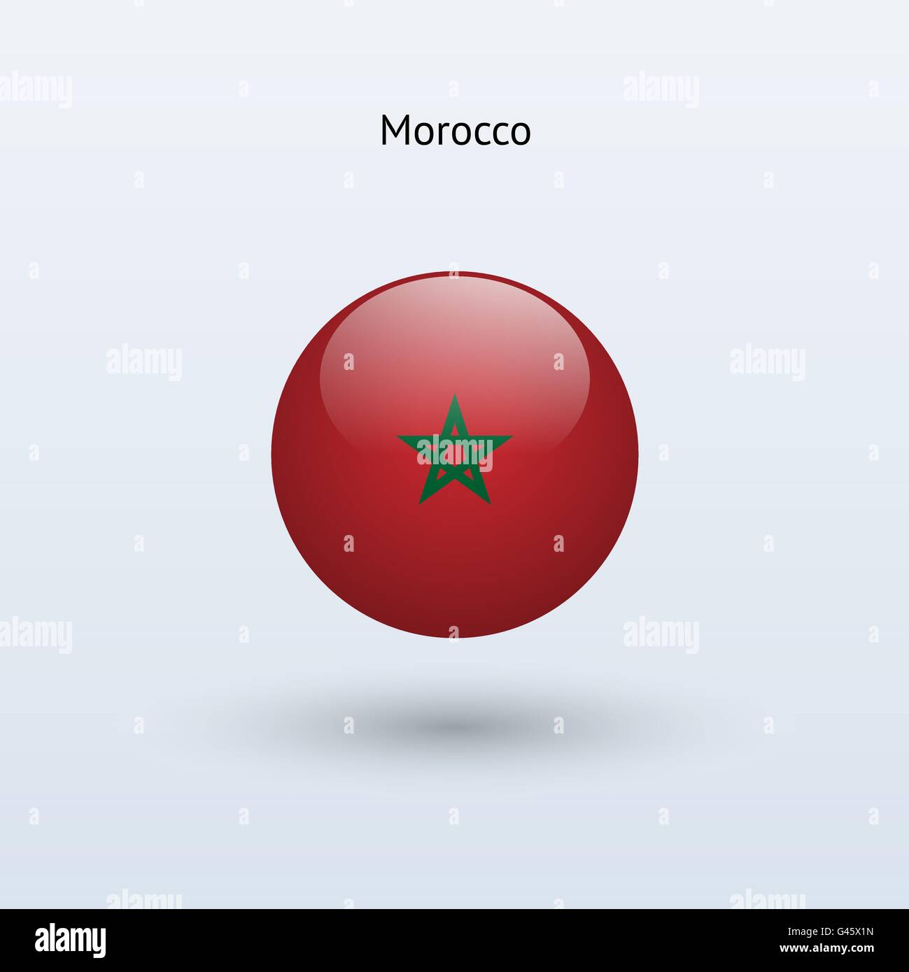 Symbole du maroc rond Banque d'images vectorielles - Page 2 - Alamy
