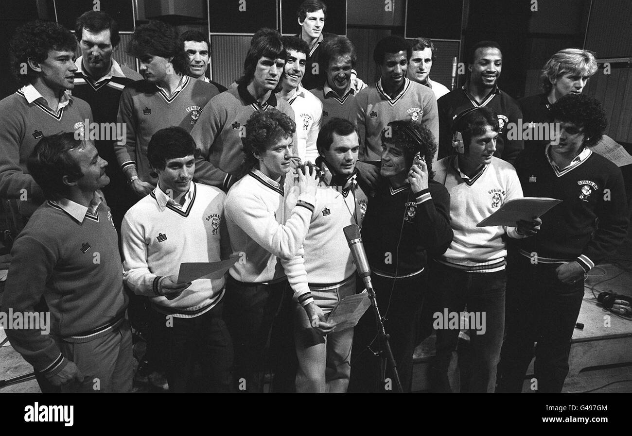 World cup 1982 england Banque d'images noir et blanc - Alamy