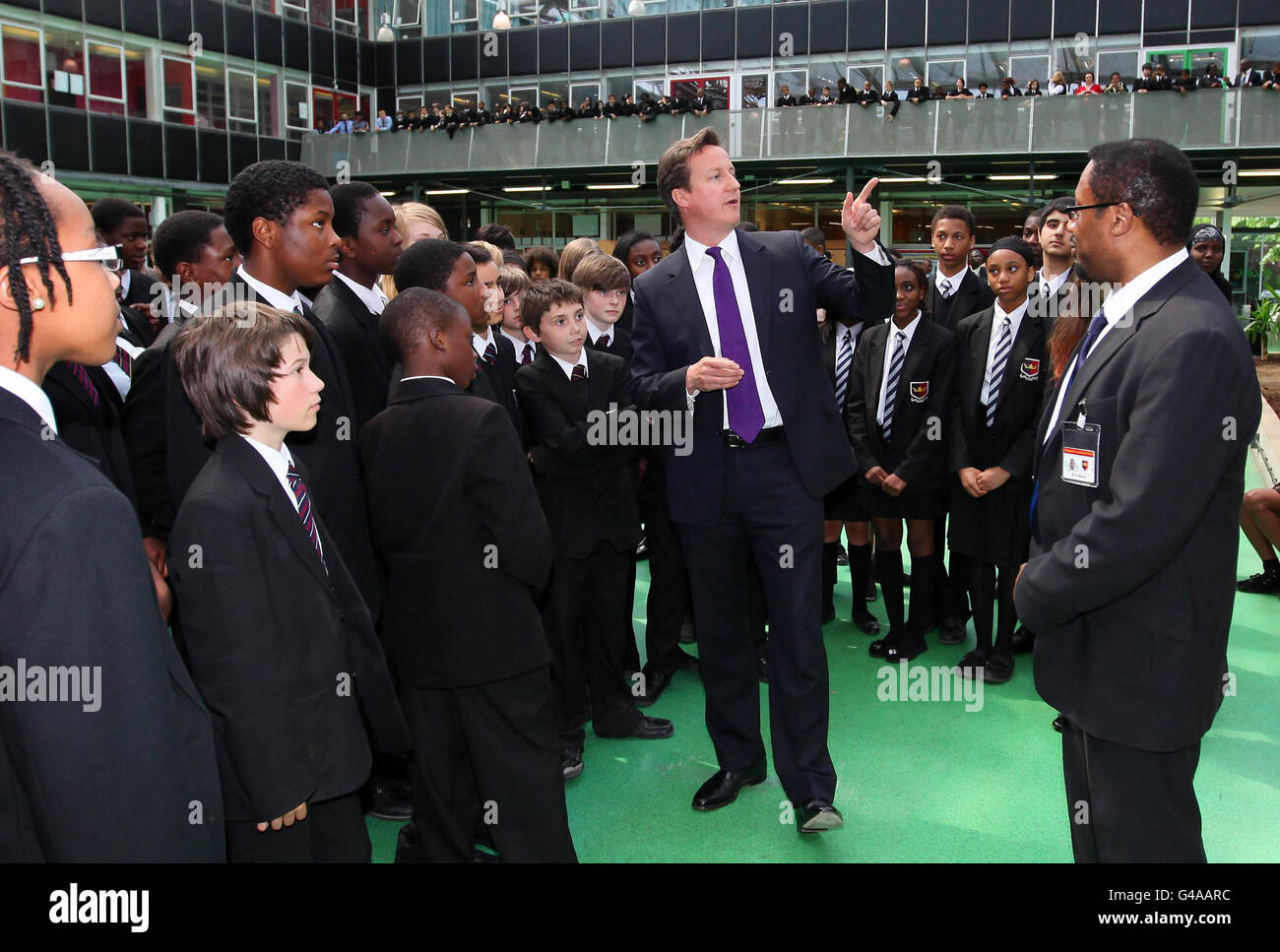 Kingsdale foundation school in dulwich Banque de photographies et d ...