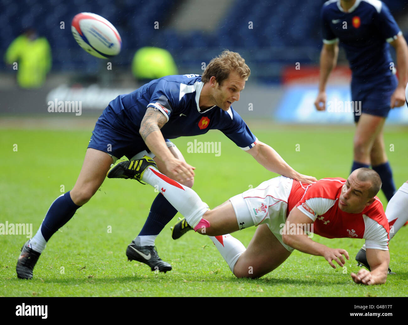 Edimbourg sevens rugbyu sevens pleine longueur combat mangpa Banque de ...