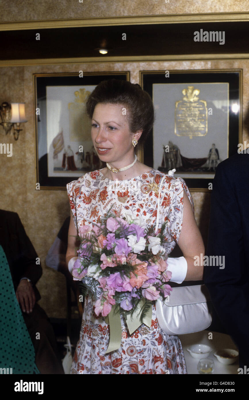 La princesse Anne à un déjeuner du Variety Club en hommage à la star ...