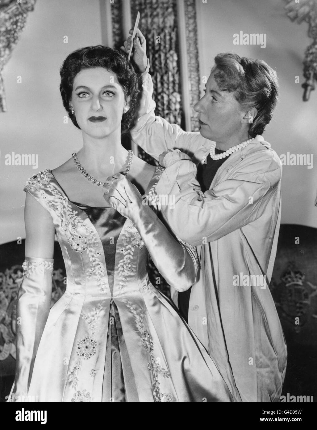 Princesse margaret waxwork madame tussauds Banque de photographies et d ...