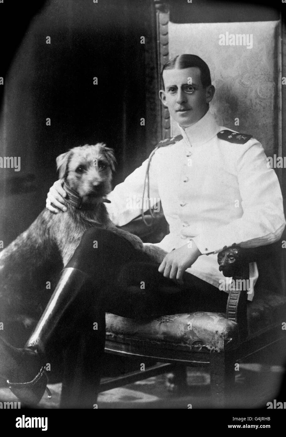 Le prince Andrew de Grèce, 4e fils du roi George I de Grèce Photo Stock ...