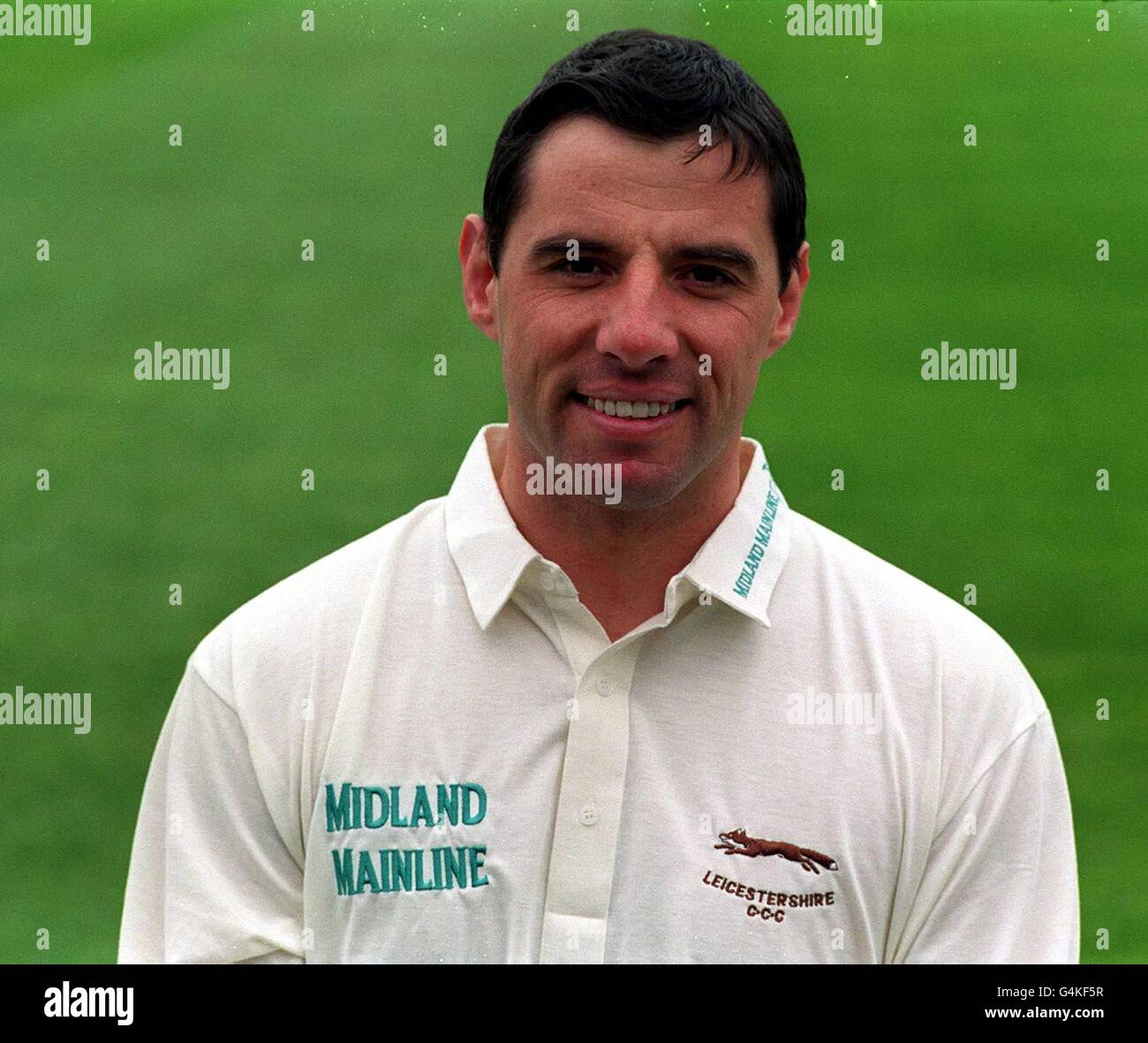 A member of the leicestershire county cricket team Banque de ...