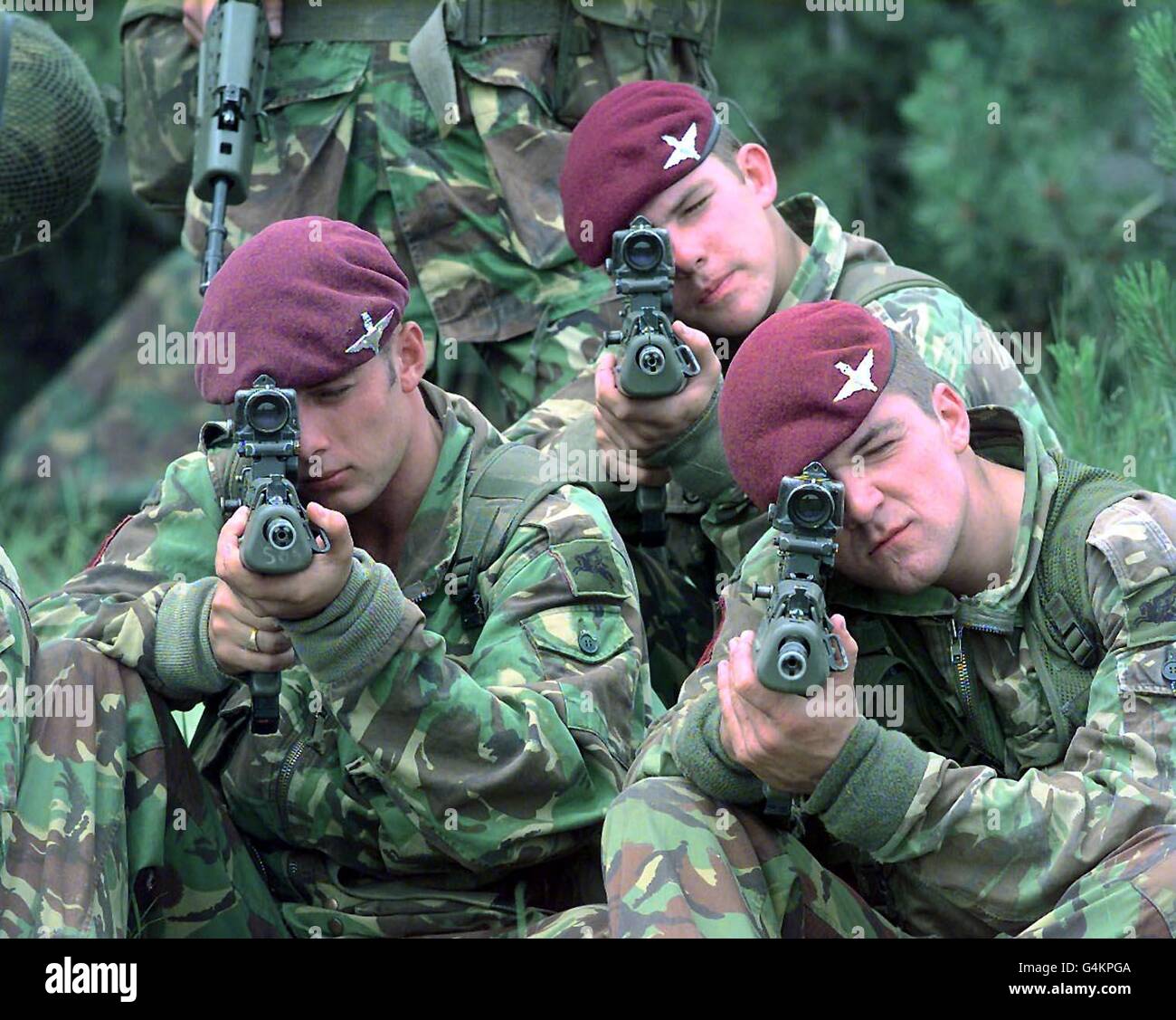 British army parachute regiment Banque de photographies et d’images à ...