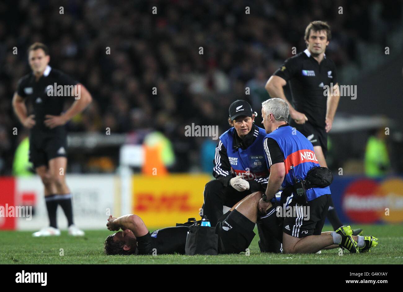 Blessure pleine longueur de rugby Banque de photographies et d’images à ...