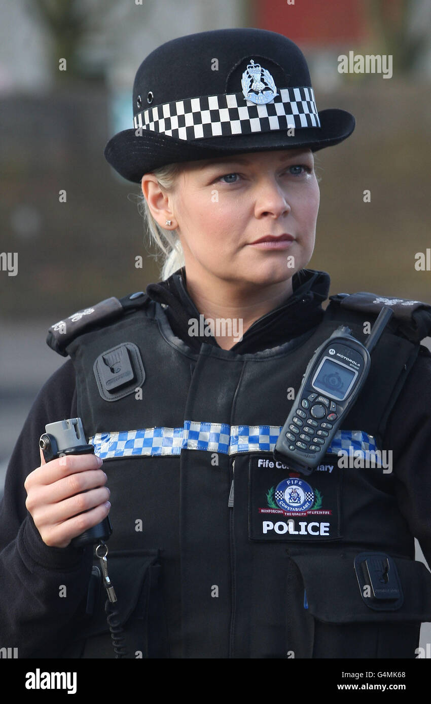 Poste de police de glenrothes fife ecosse Banque de photographies et d ...