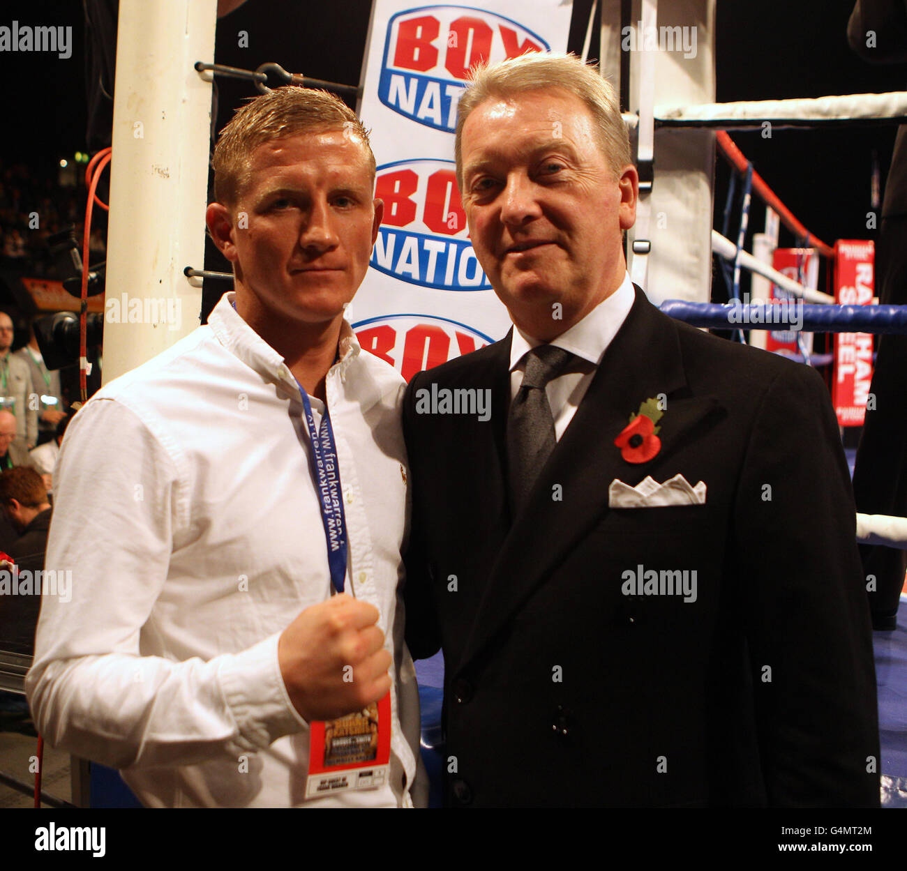 Combat pour le titre des poids moyens de la zone sud Banque de ...