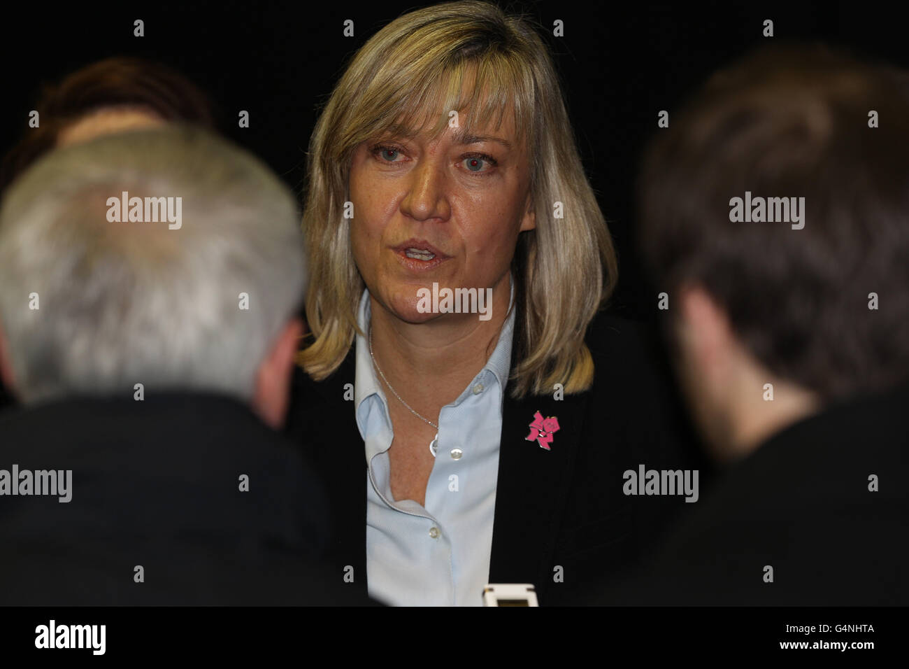 Debbie Jevans, directrice du sport du LOCOG pour les Jeux Olympiques de ...