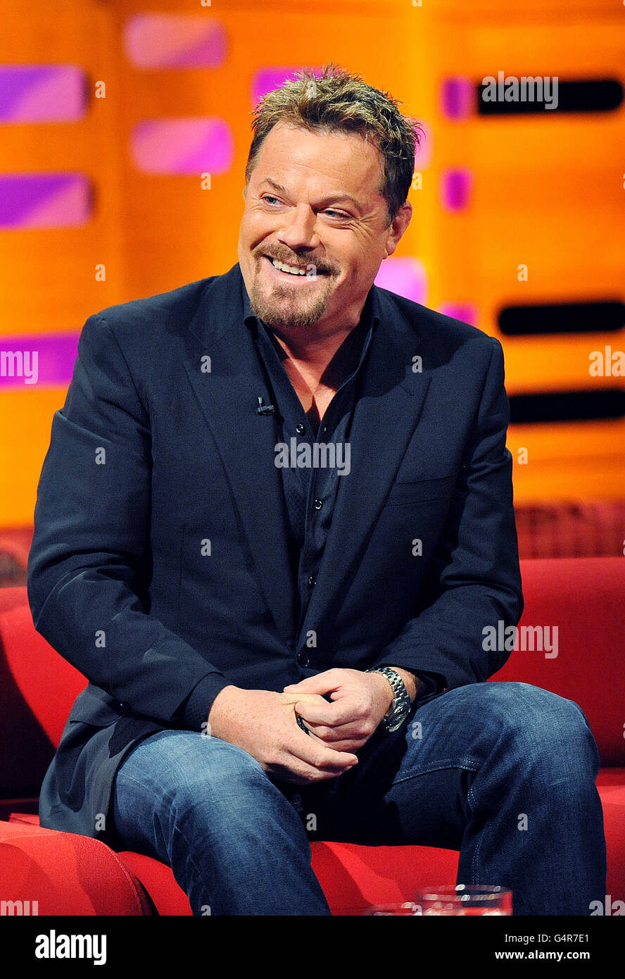 Eddie Izzard, pendant le tournage du Graham Norton Show, aux London ...