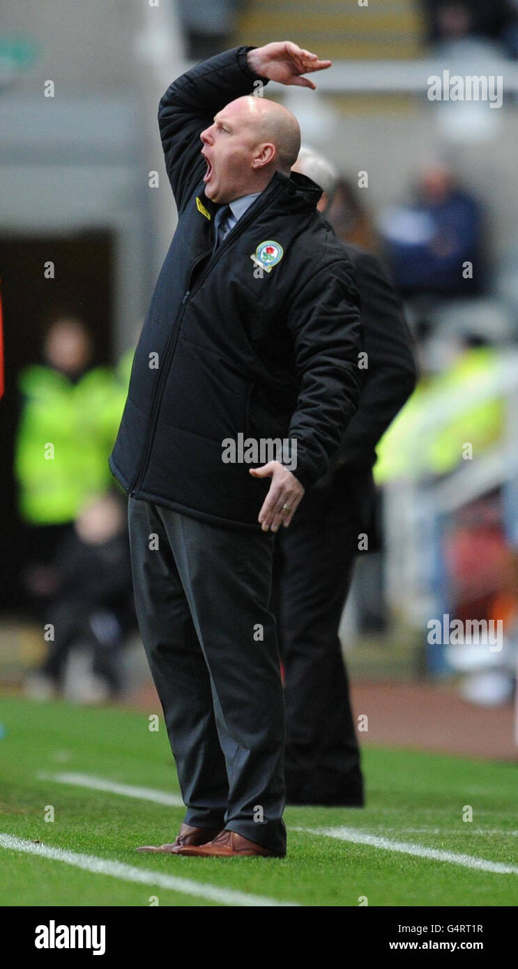 Le manager des rovers blackburn steve kean lors de la coupe fa Banque ...