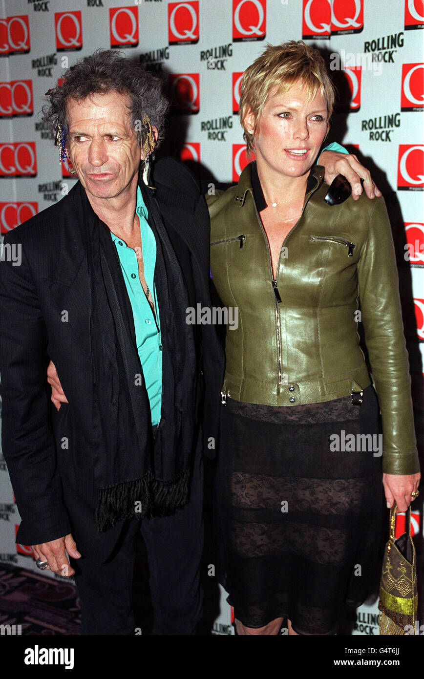 Keith Richards, guitariste de Rolling Stones, et son épouse Patty ...