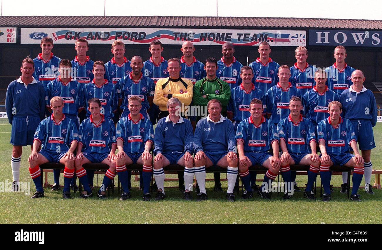 League Division Two team Chesterfield FC, au terrain de loisirs, avant ...