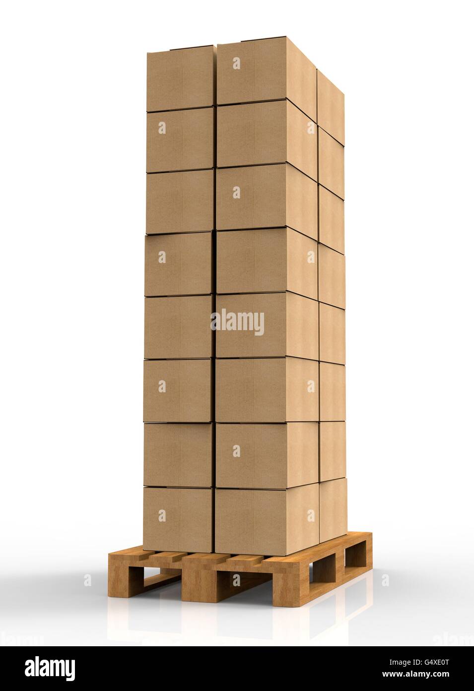 Carton palette Banque de photographies et d’images à haute résolution ...