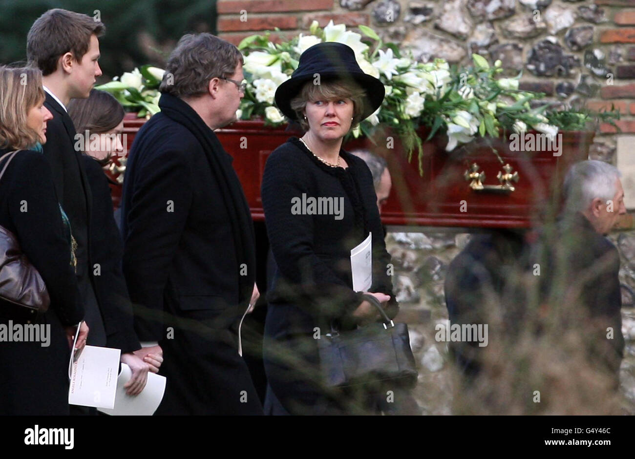 Lady runcies fils james et sa fille rebecca Banque de photographies et ...