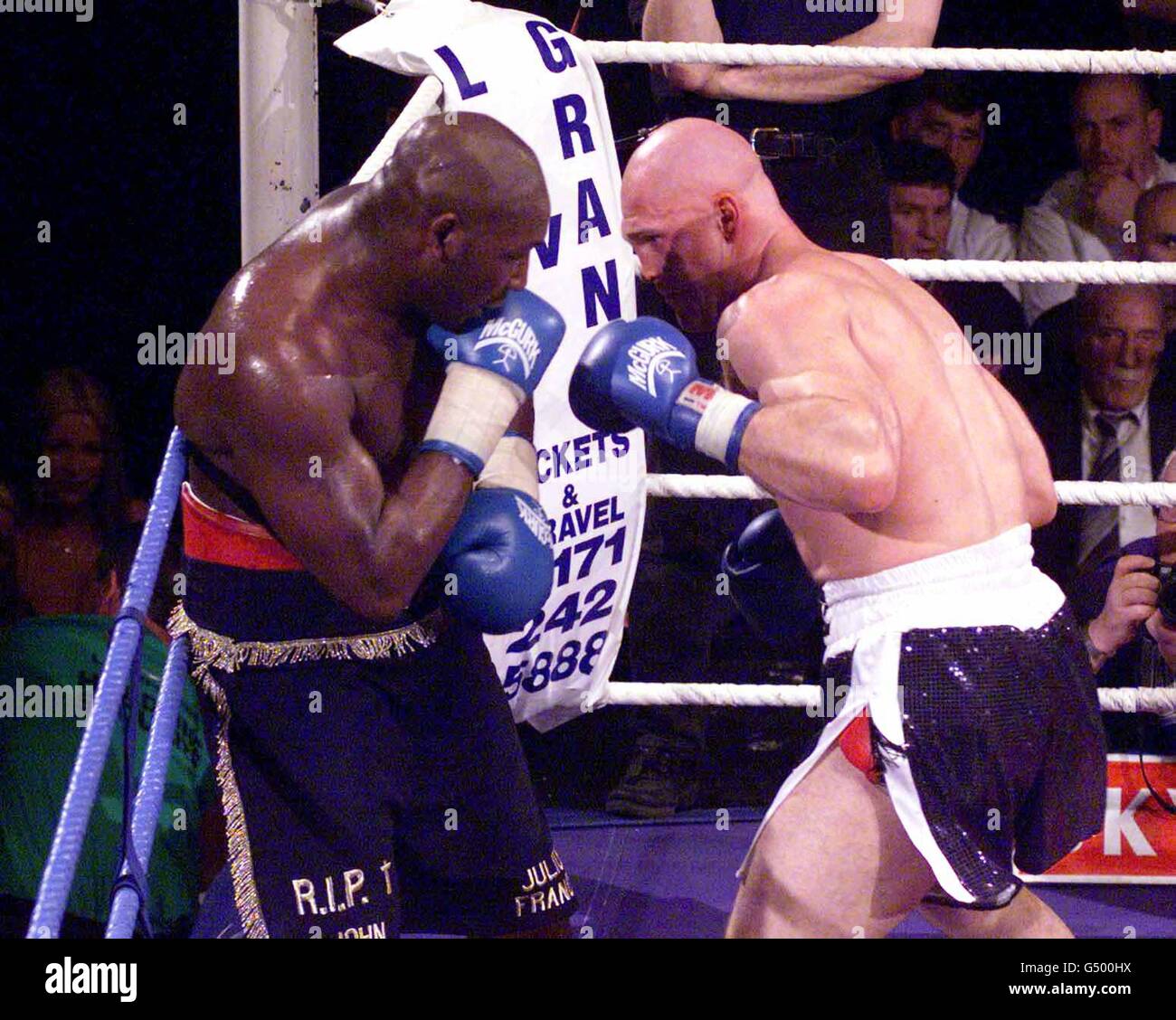 British heavyweight boxer julius francis Banque de photographies et d ...
