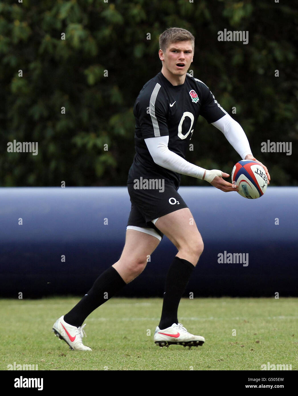Angleterre owen farrell session de formation pennyhill park Banque de ...