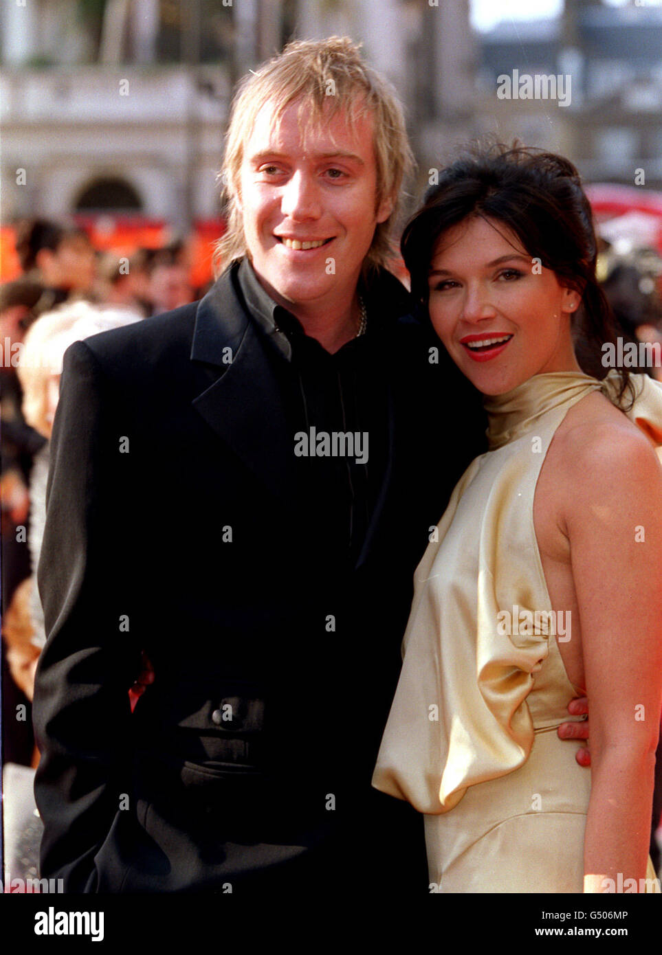 Actor rhys ifans with jessica morris Banque de photographies et d ...