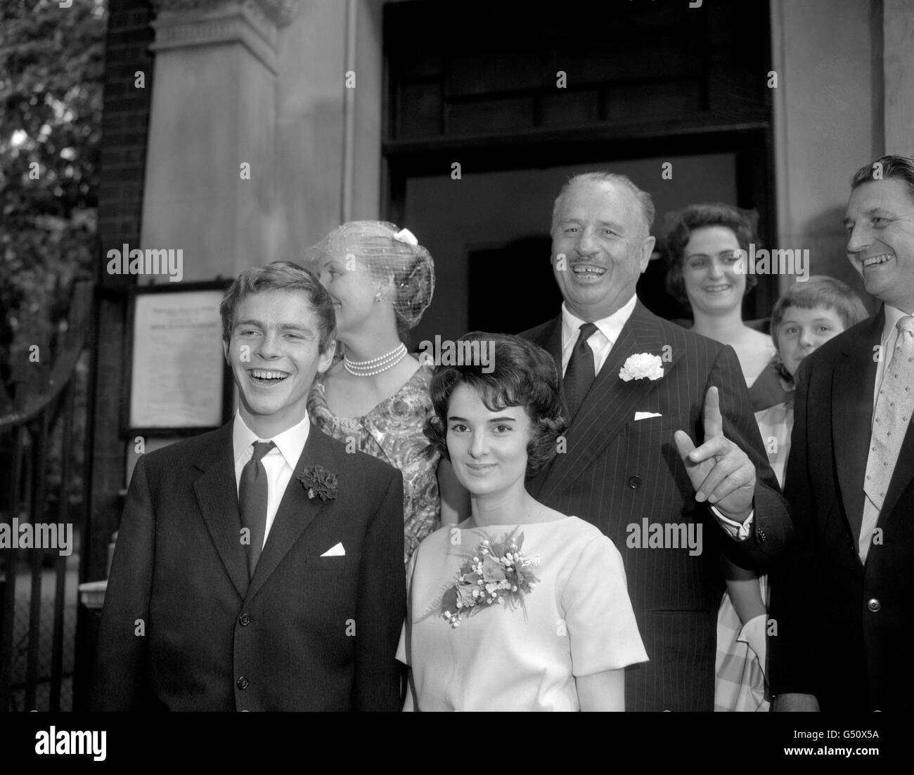 La f1 party Banque d'images noir et blanc - Alamy