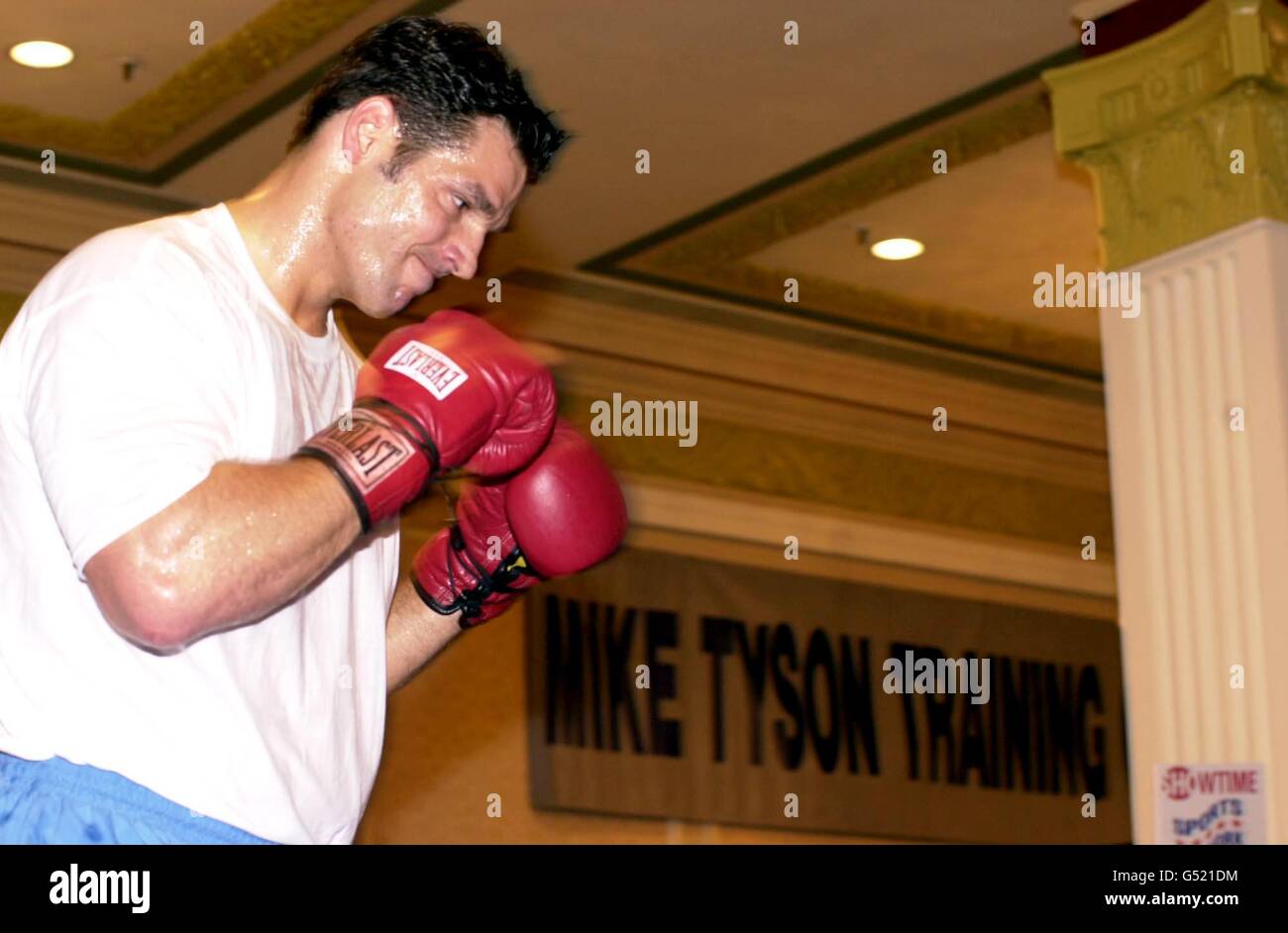 Boxeur américain poids lourd mike tyson Banque de photographies et d ...