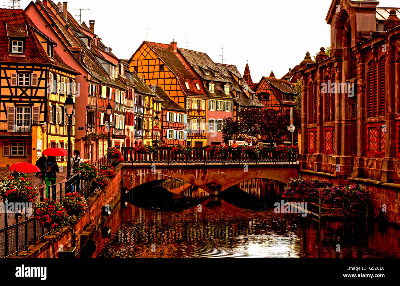 Colmar, France, Vieille Ville vue sur la ville Photo Stock - Alamy