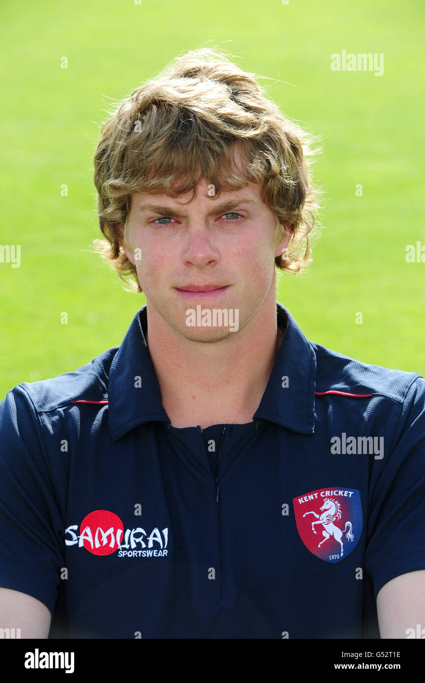 Cricket 2012 kent photocall st lawrence ground Banque de photographies ...