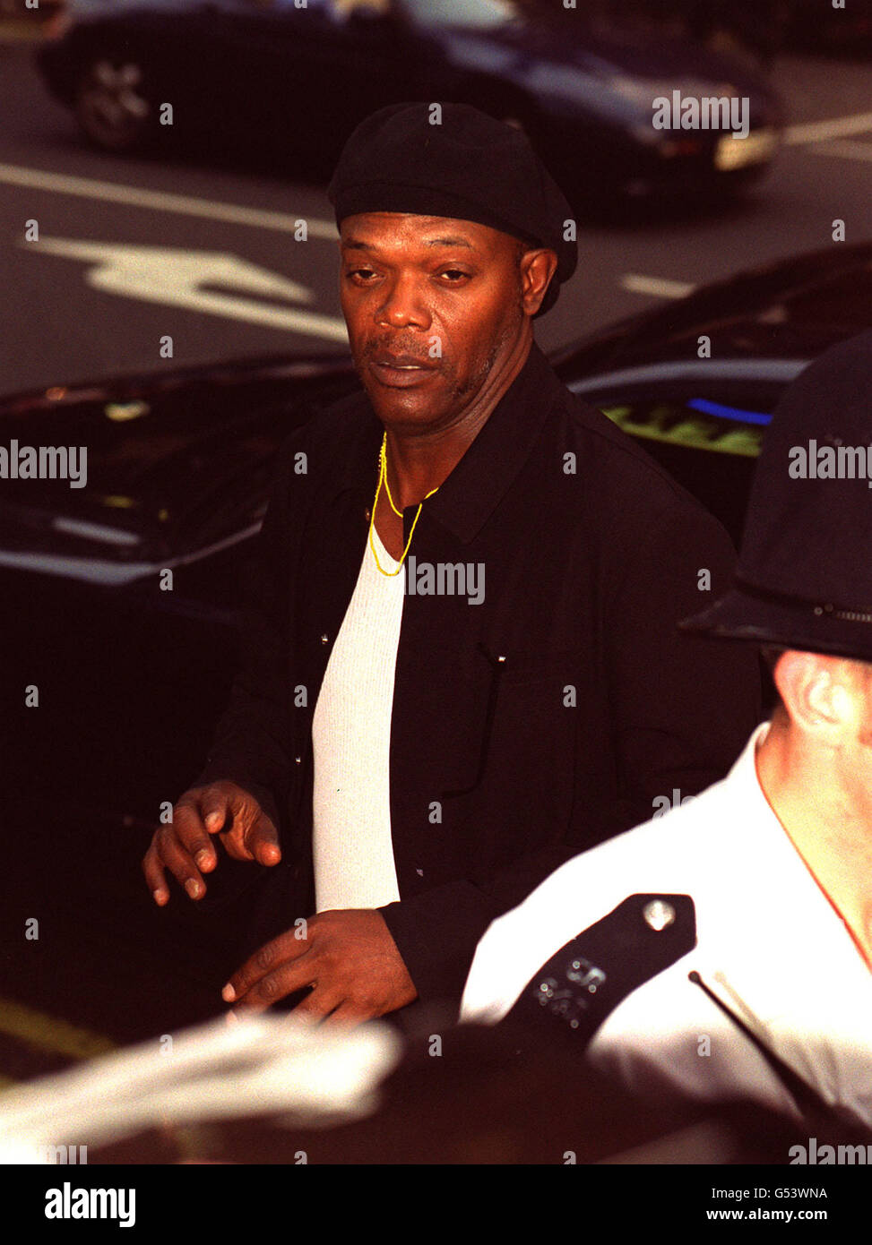 L'acteur américain Samuel L Jackson arrive au cinéma Curzon Soho, à ...