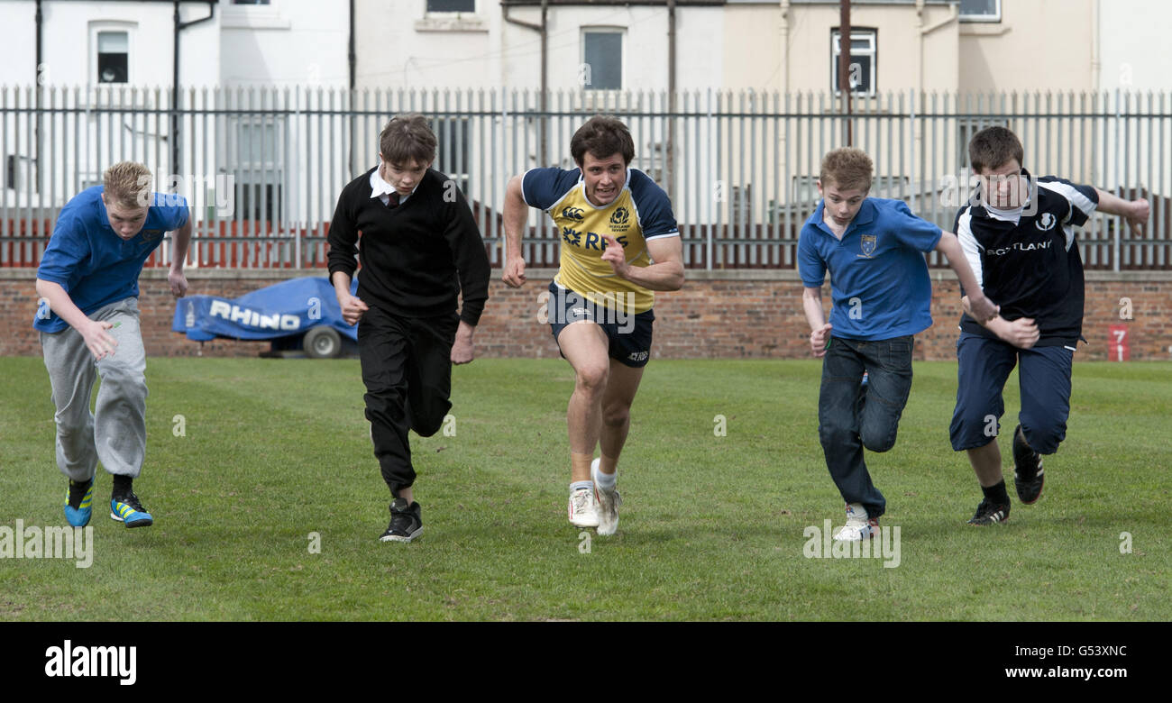 Ecosse 7s james flemming prend des membres shawlands academy Banque de ...