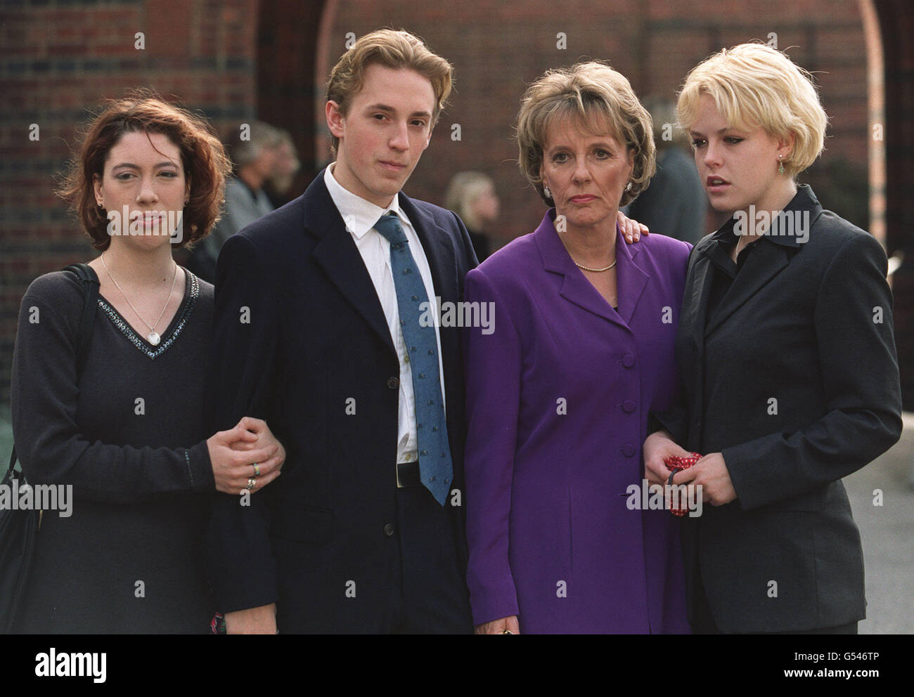 Diffuseur desmond wilcox avec leurs trois enfants Banque de ...
