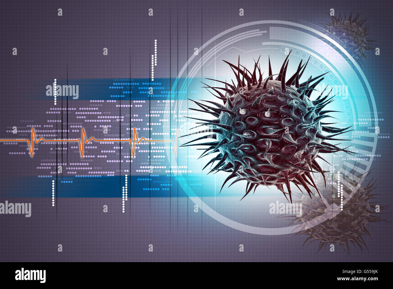 Virus microscope électronique Banque de photographies et d’images à ...