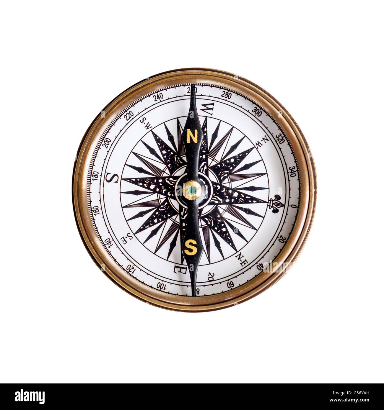 Bronze compass Banque de photographies et d’images à haute résolution ...