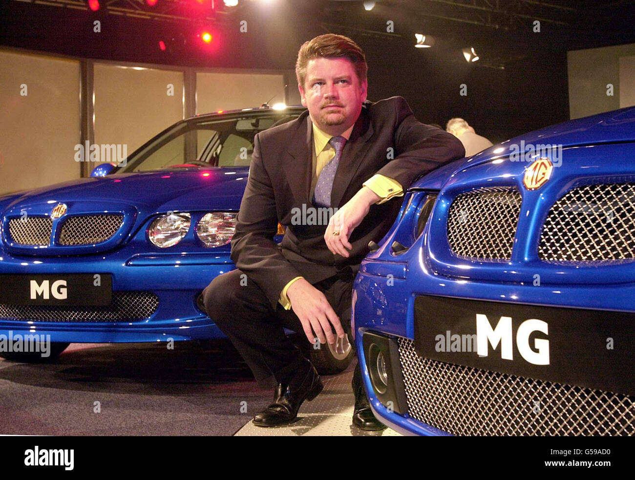Kevin Howe, directeur général du GROUPE MG Rover, lance quatre nouveaux ...