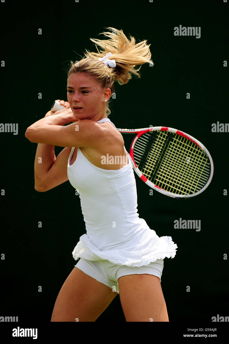 Italie camila giorgi en action contre sa compatriote flavia pennetta ...